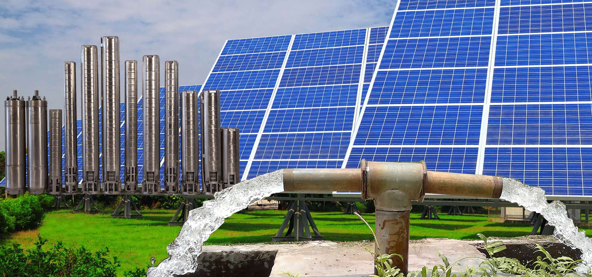 Solar Tube Wells / Solar Pumping System - NK Solar